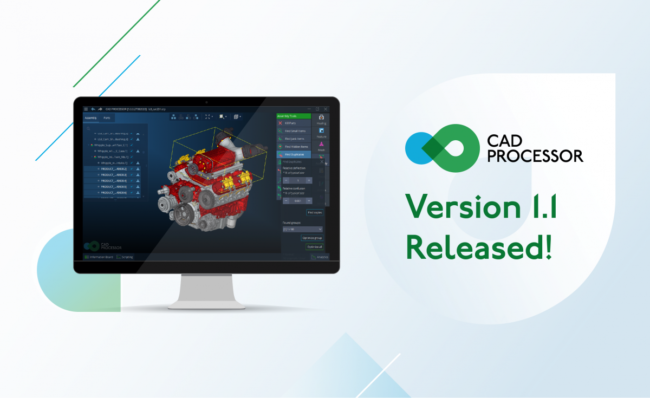 CAD Processor v.1.1 released! - OCCT3D