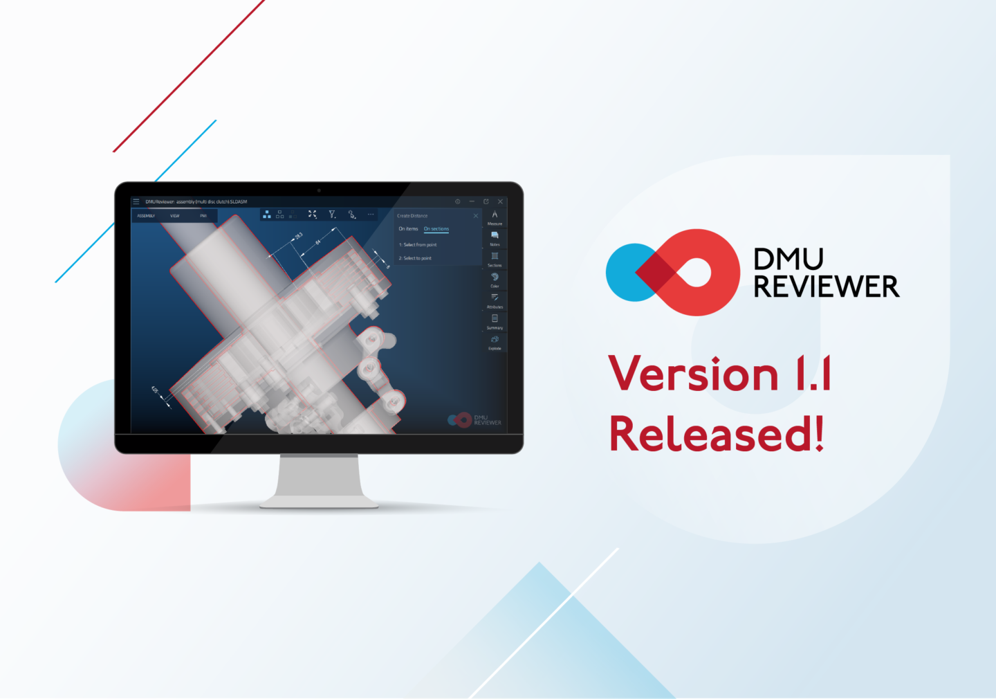 DMU Reviewer version 1.1 released - OCCT3D