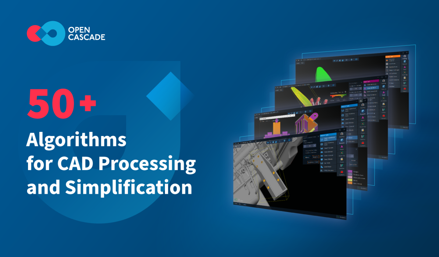 CAD Processing and Simplification in Open Cascade Platform - OCCT3D