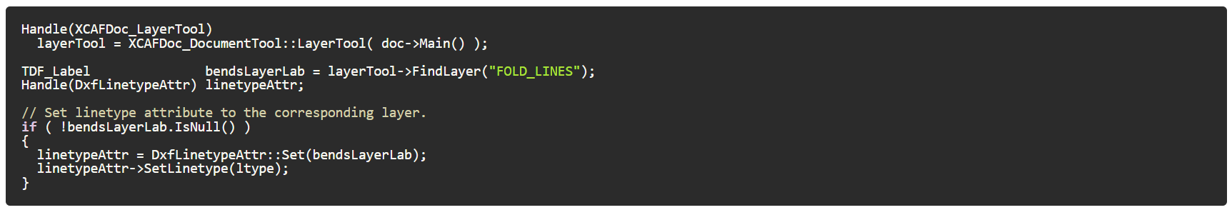 Open Cascade's XDE for DXF drawing generator - OCCT3D
